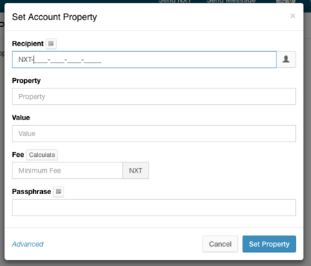 Account Properties